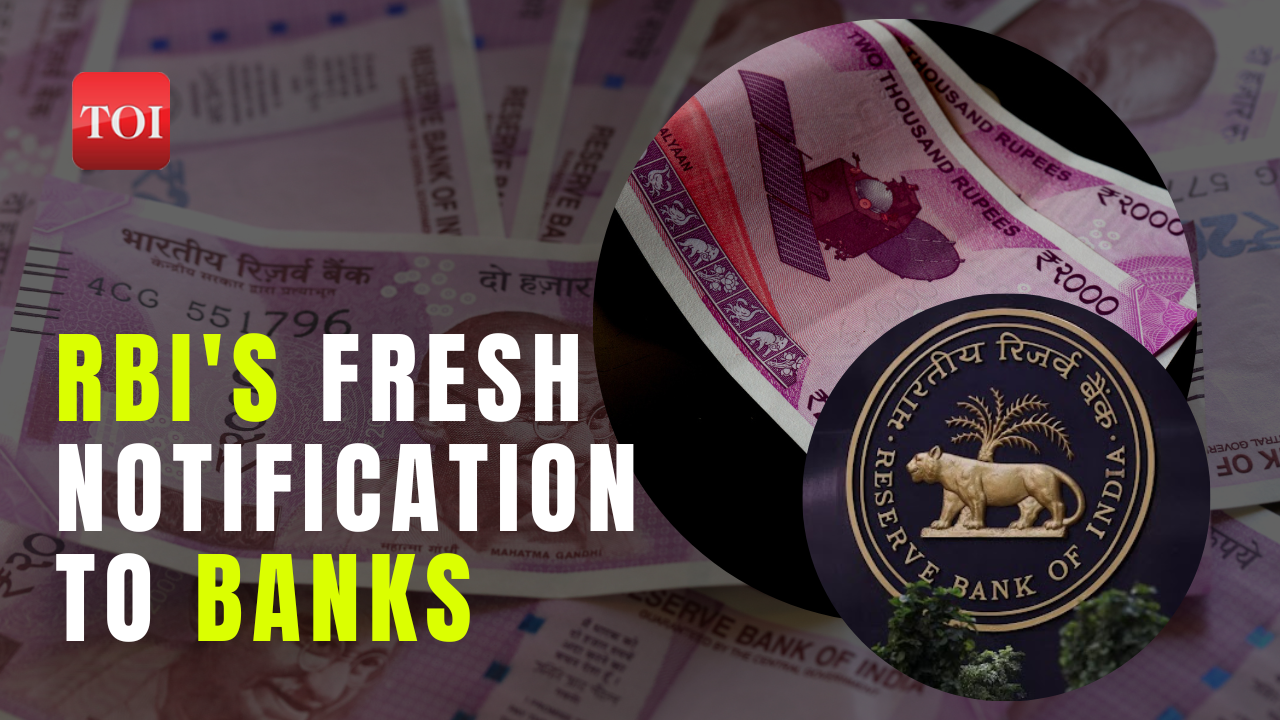 RBI's fresh notification to banks on 2000 notes exchange, instructs ...