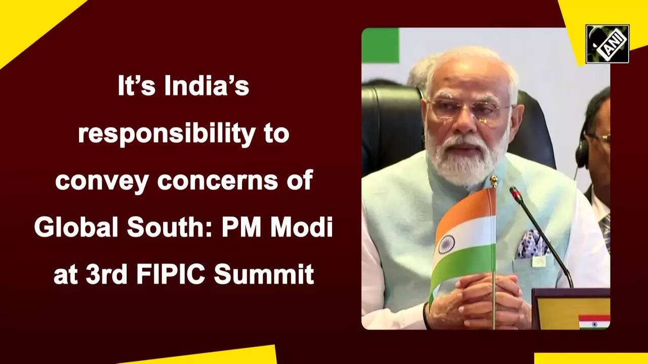 It’s India’s responsibility to convey concerns of Global South: PM Modi at 3rd FIPIC Summit