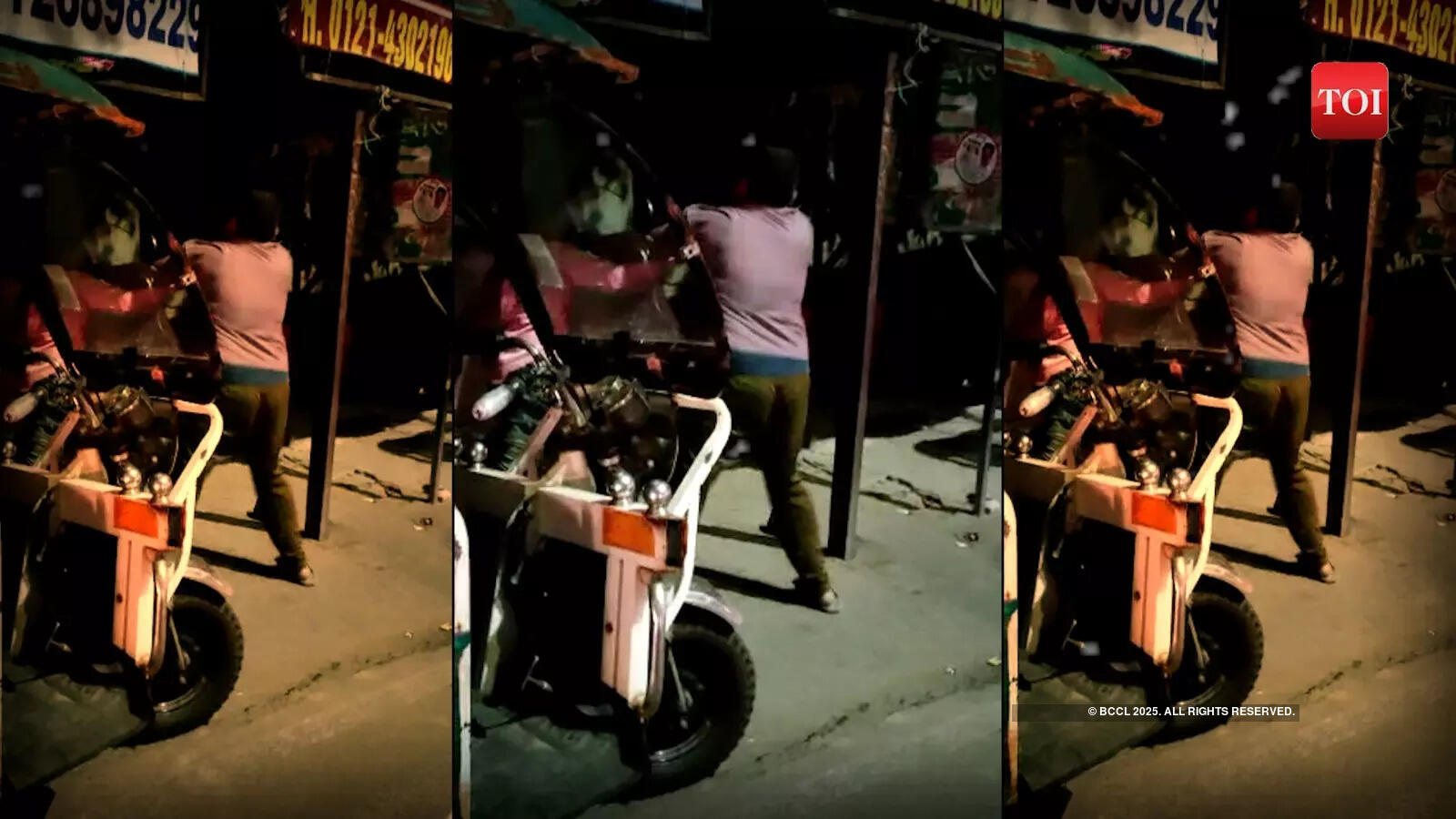 Meerut: Fierce clash between two e-rickshaw drivers, video goes viral