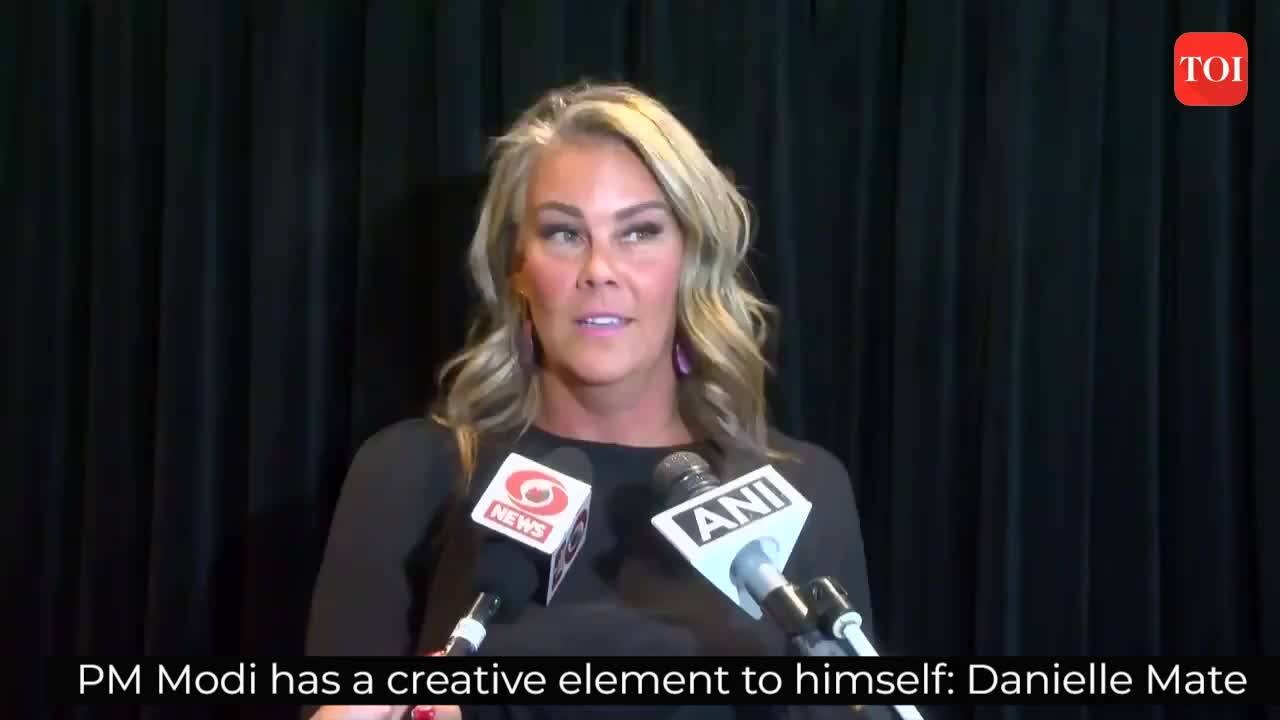 danielle mate: PM Modi has a creative element to himself says, Danielle ...