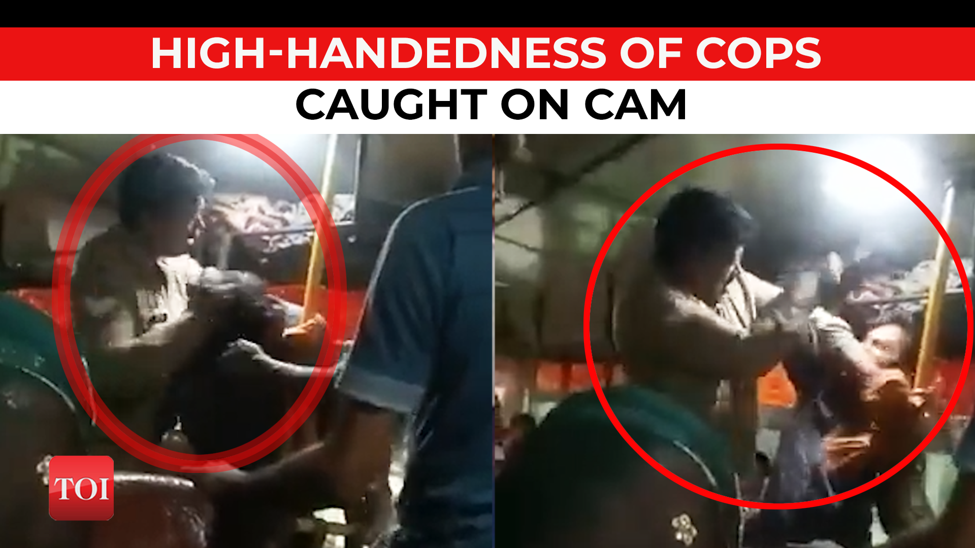 On cam: Asked to pay for tickets, cops thrash bus driver, conductor in UP's Etah