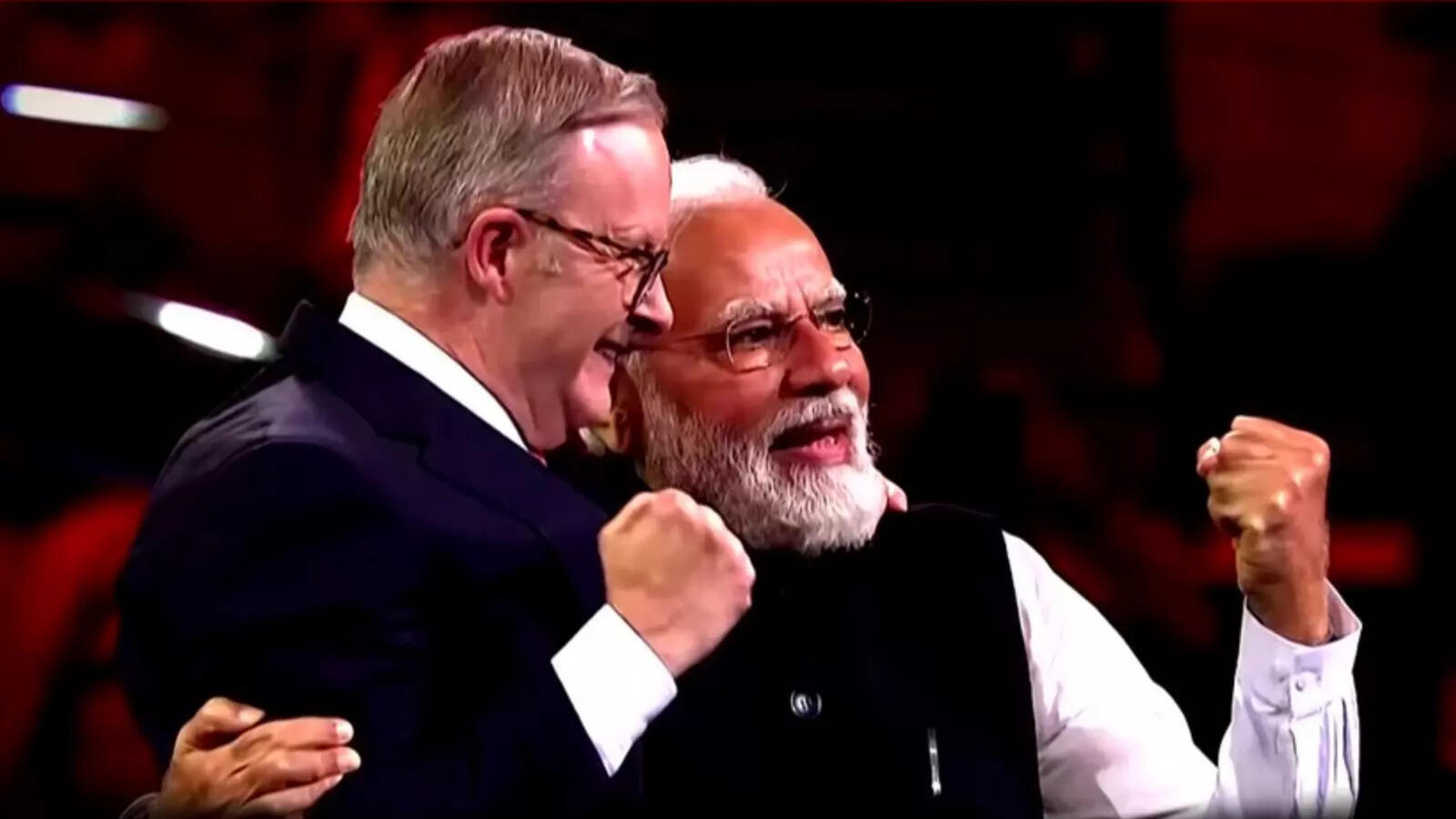 “Prime Minister Modi is the boss…” Australian PM Anthony Albanese at Sydney’s jam-packed Qudos Arena