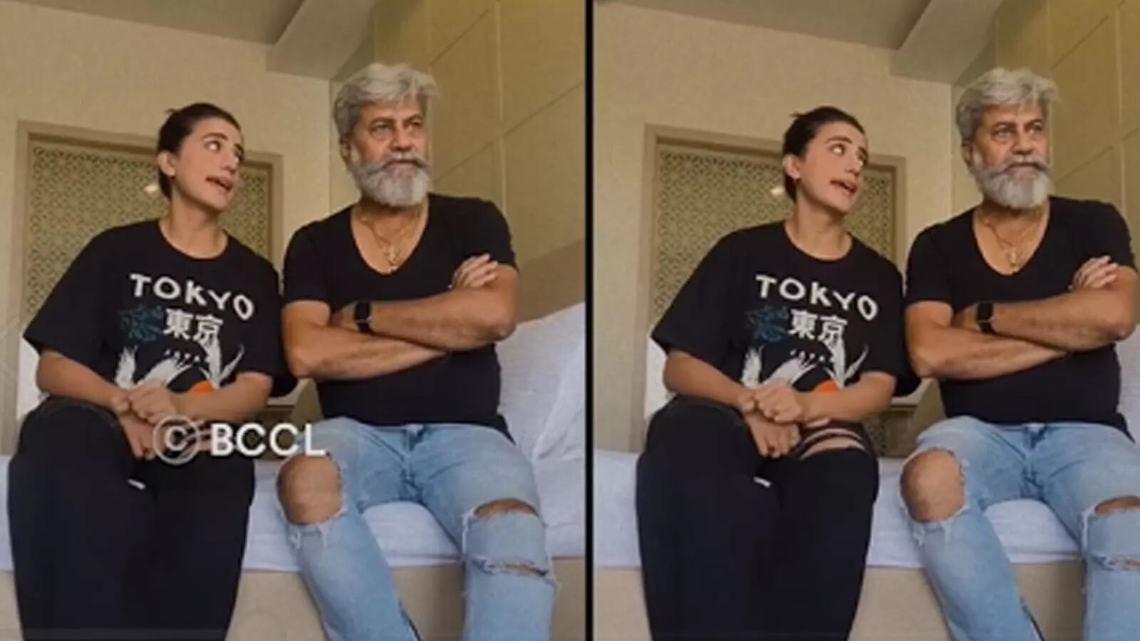 Akshara Singh drops hilarious video with her father: '...Papa reel ke ...