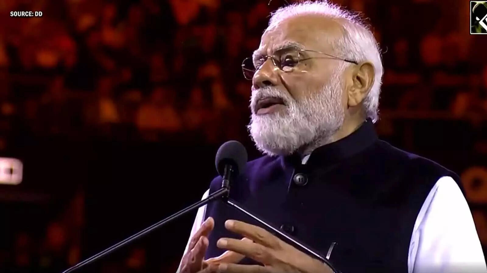 Top highlights of PM Modi’s speech at Qudos Bank Arena in Sydney