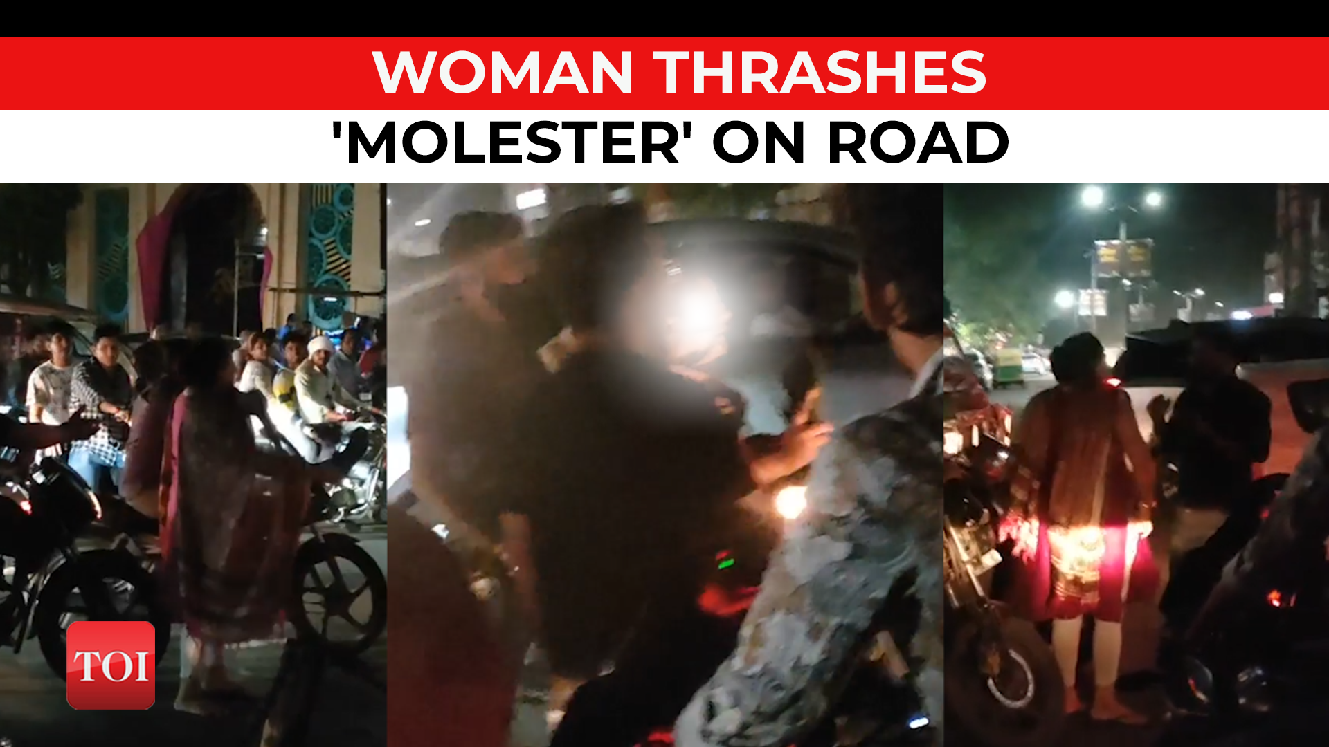 Woman thrashes man with chappal for 'molesting' her in MP's Gwalior ...