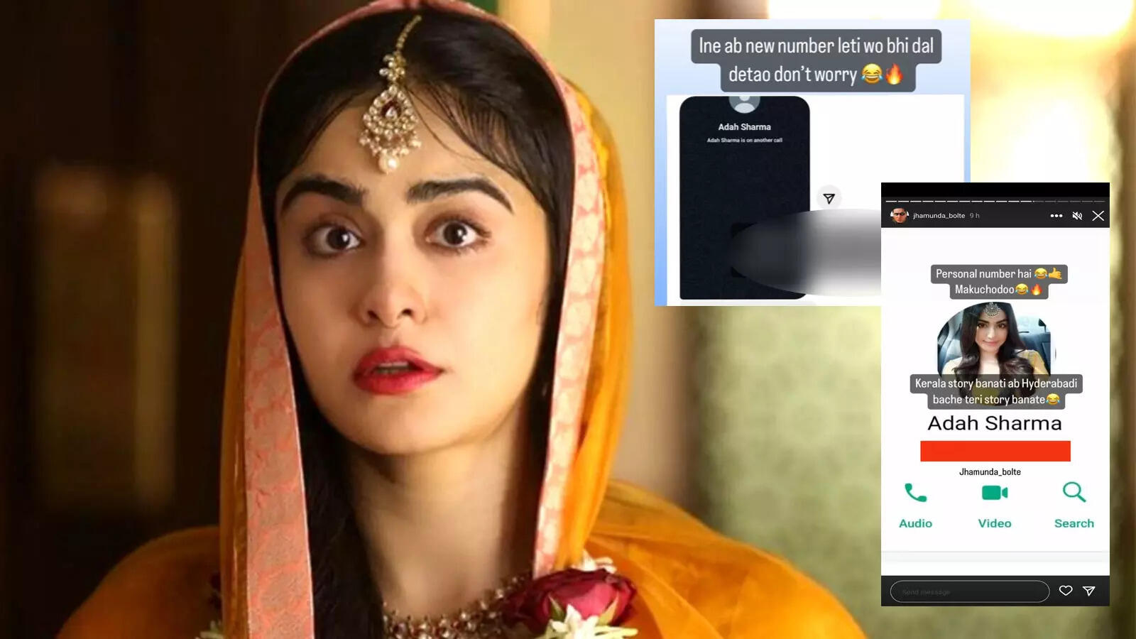 OMG! 'The Kerala Story' actress Adah Sharma's contact details get ...