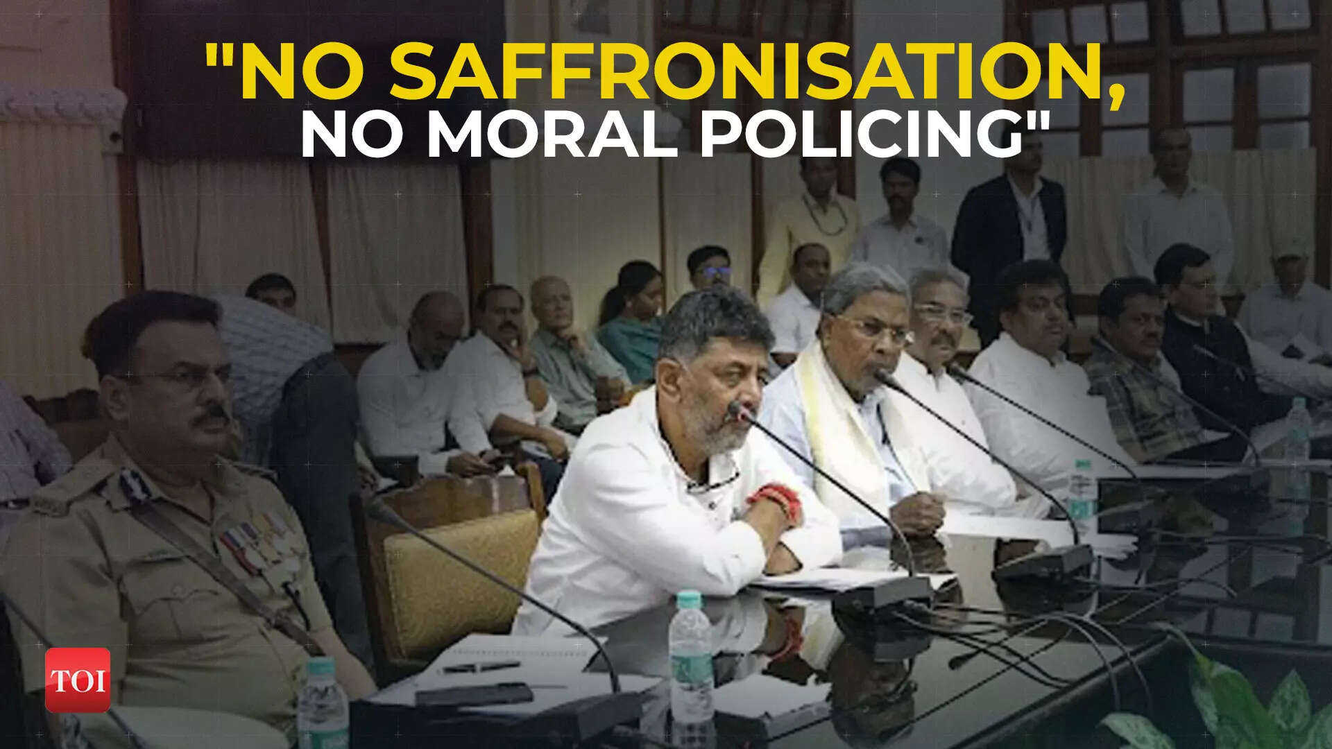 “No saffronisation, no moral policing” CM urges police to curb moral ...