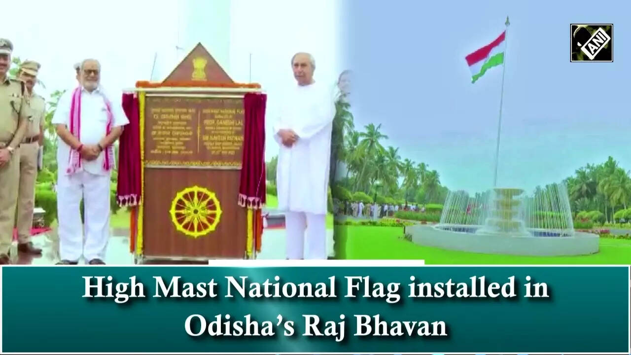 High Mast National Flag installed in Odisha’s Raj Bhavan