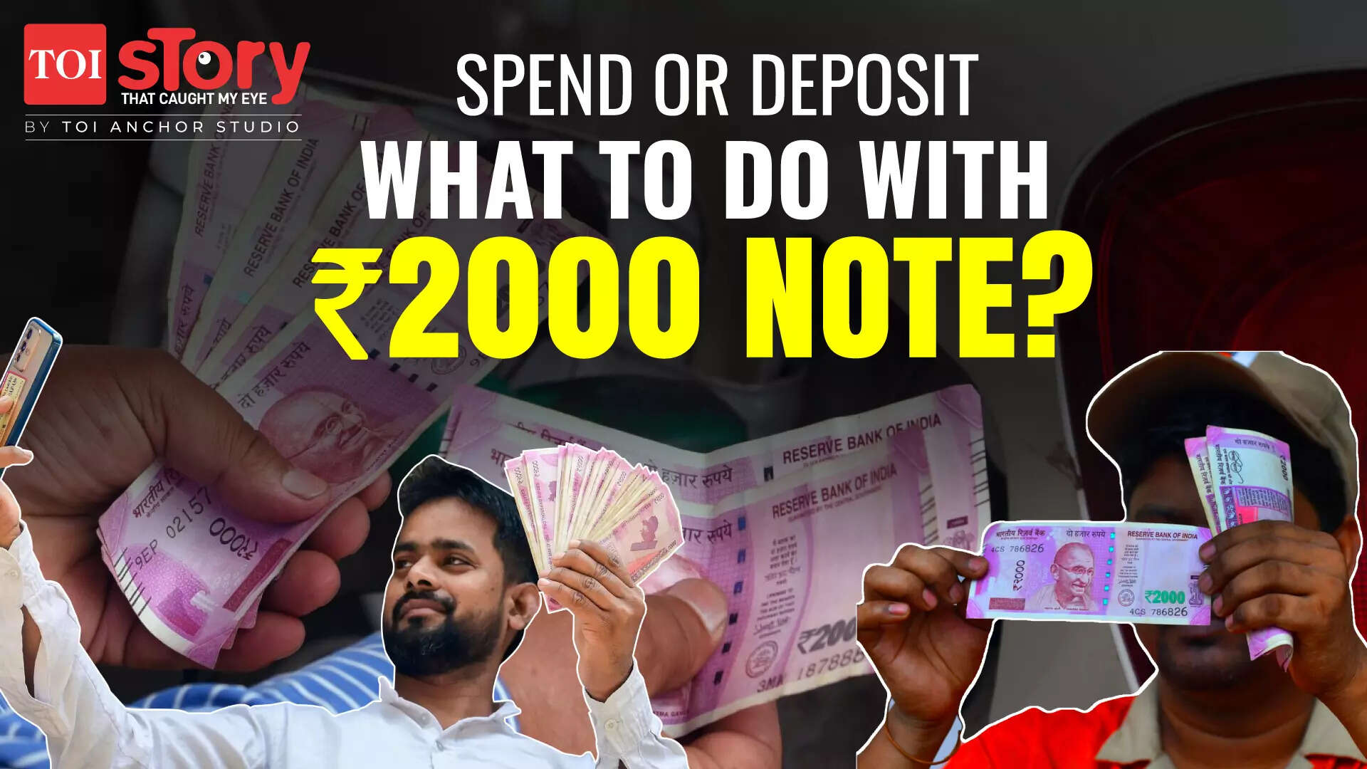 Watch: What are people doing with their Rs 2000 notes?