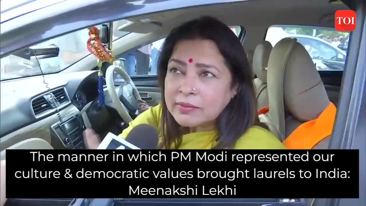 The manner in which PM Modi represented our democratic values brought ...