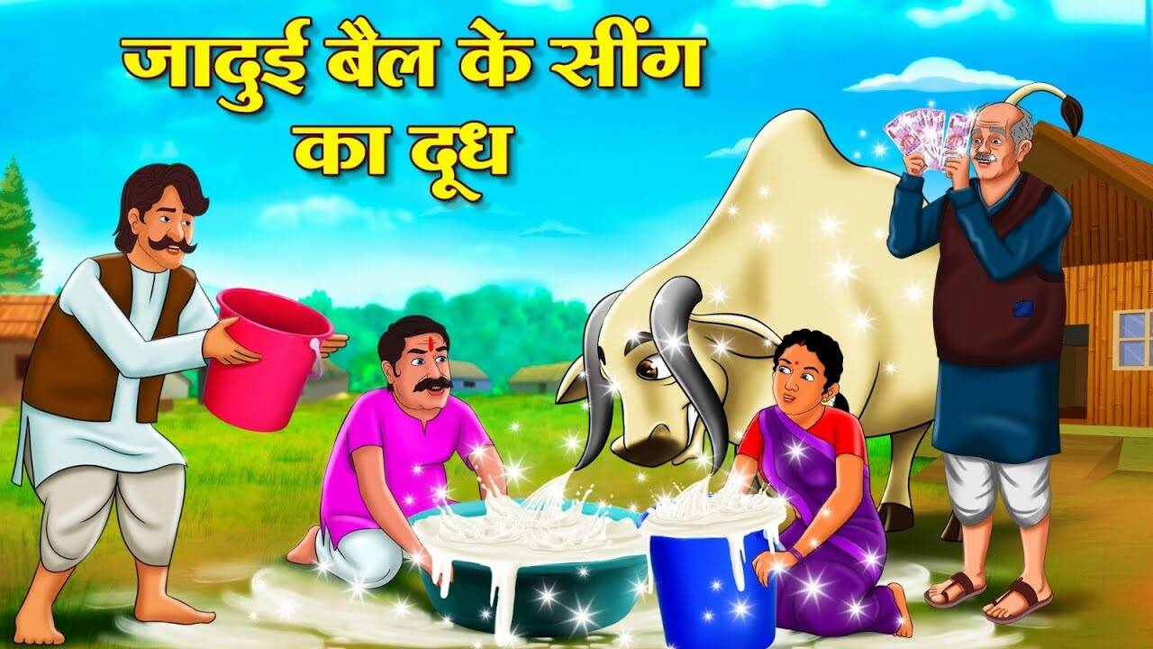 Watch Popular Children Hindi Story 'Jadui Bail Ke Sing Ka Doodh' For ...