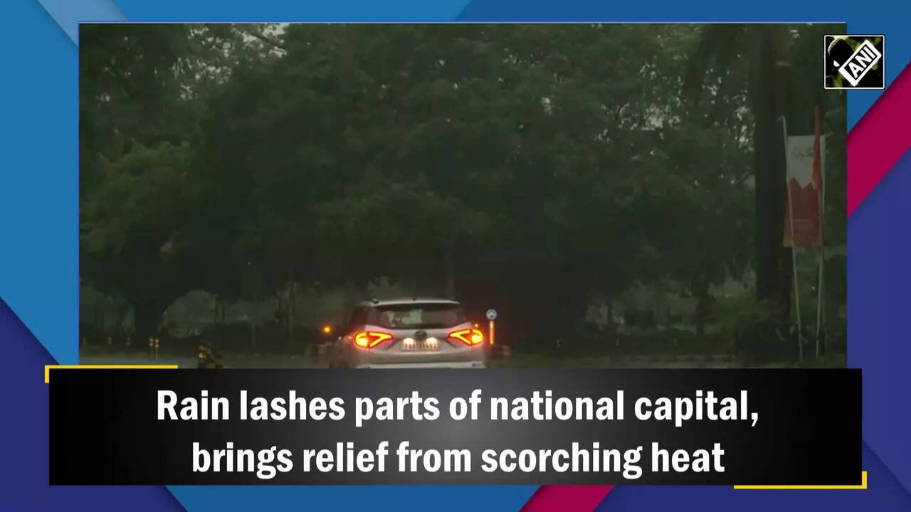 Rain lashes parts of National Capital, brings relief from scorching heat