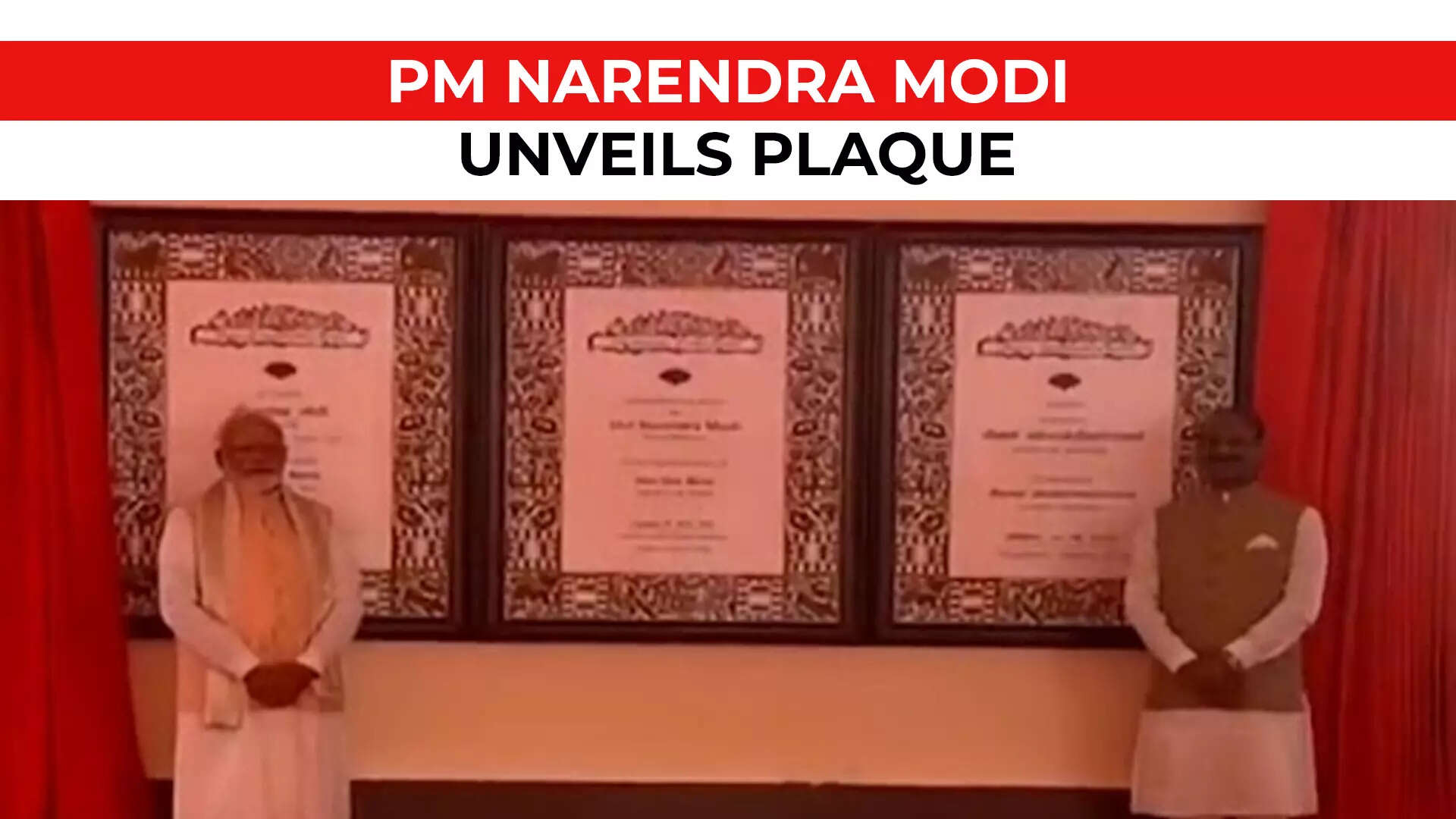 New Parliament building inauguration: PM Modi unveils plaque ...