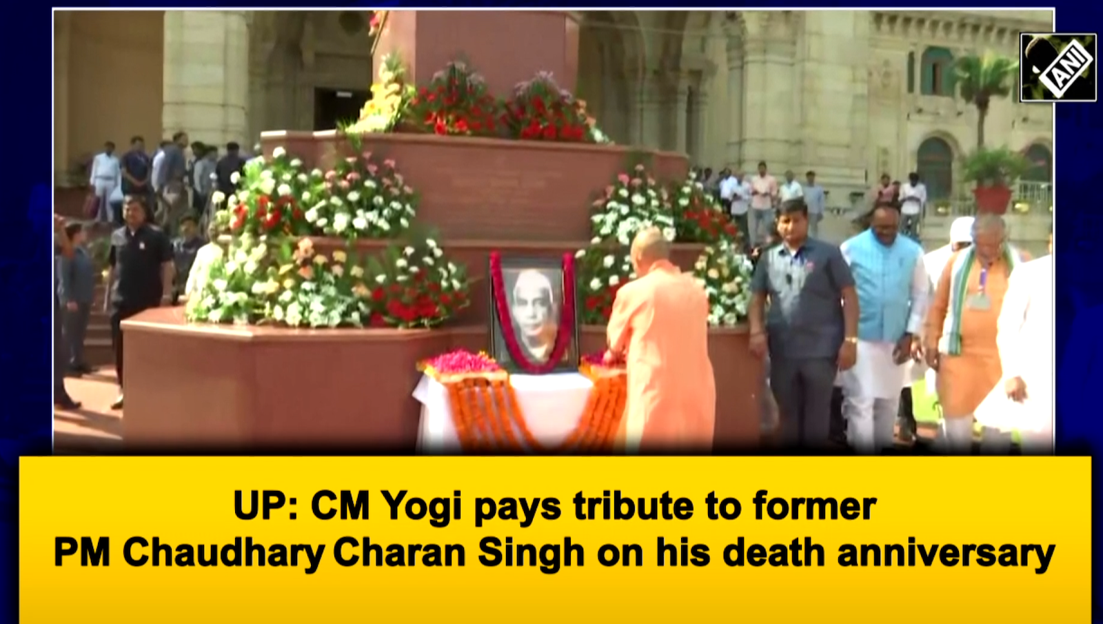 CM Yogi pays tribute to former PM Chaudhary Charan Singh on his death anniversary