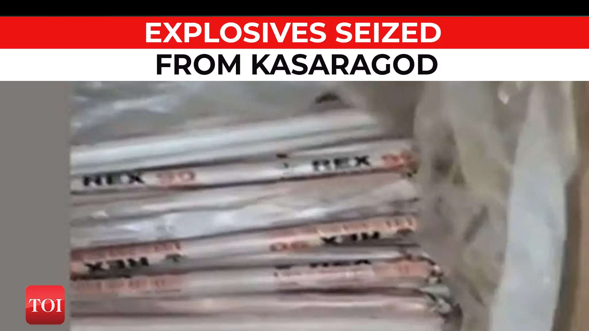 Massive stock of explosives seized in Kerala's Kasaragod