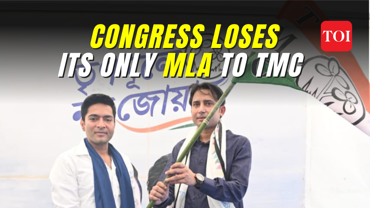 Congress has lost its lone MLA in West Bengal, Bayron Biswas