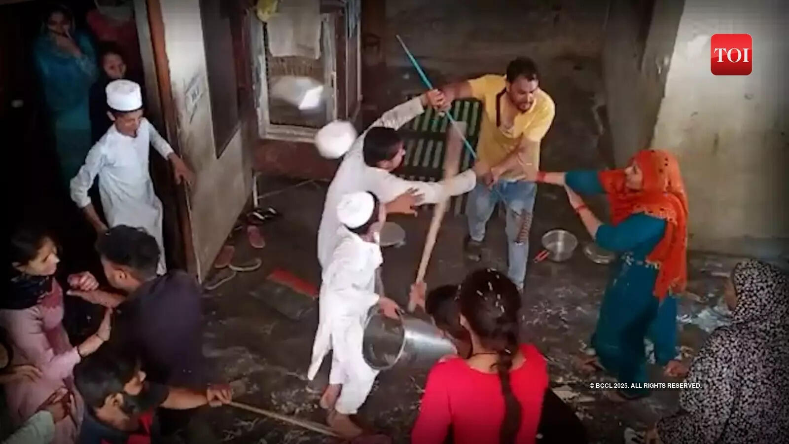 Family fight over property spills on road, video goes viral