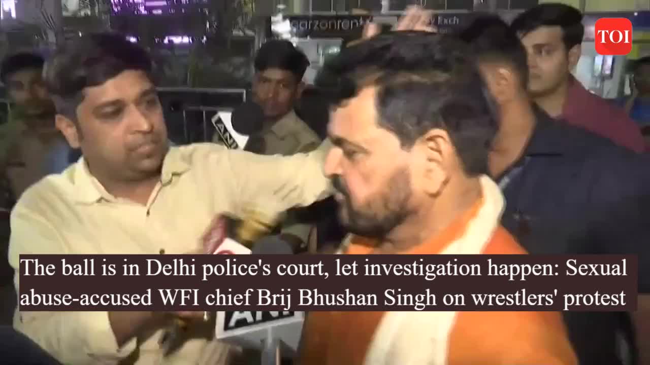 brij bhushan singh: The ball is in Delhi police's court: Sexual abuse-accused WFI chief Brij ...