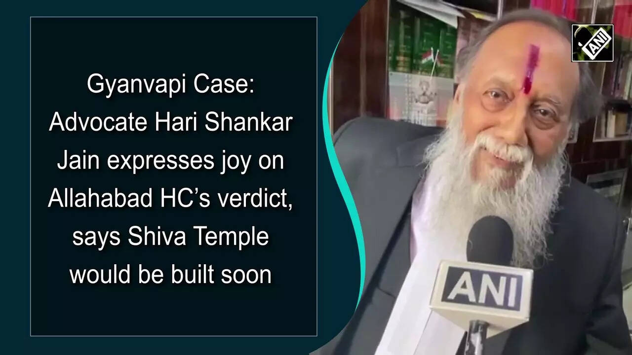 hari shankar jain: Gyanvapi Case: Advocate Hari Shankar Jain expresses joy says Shiva Temple ...