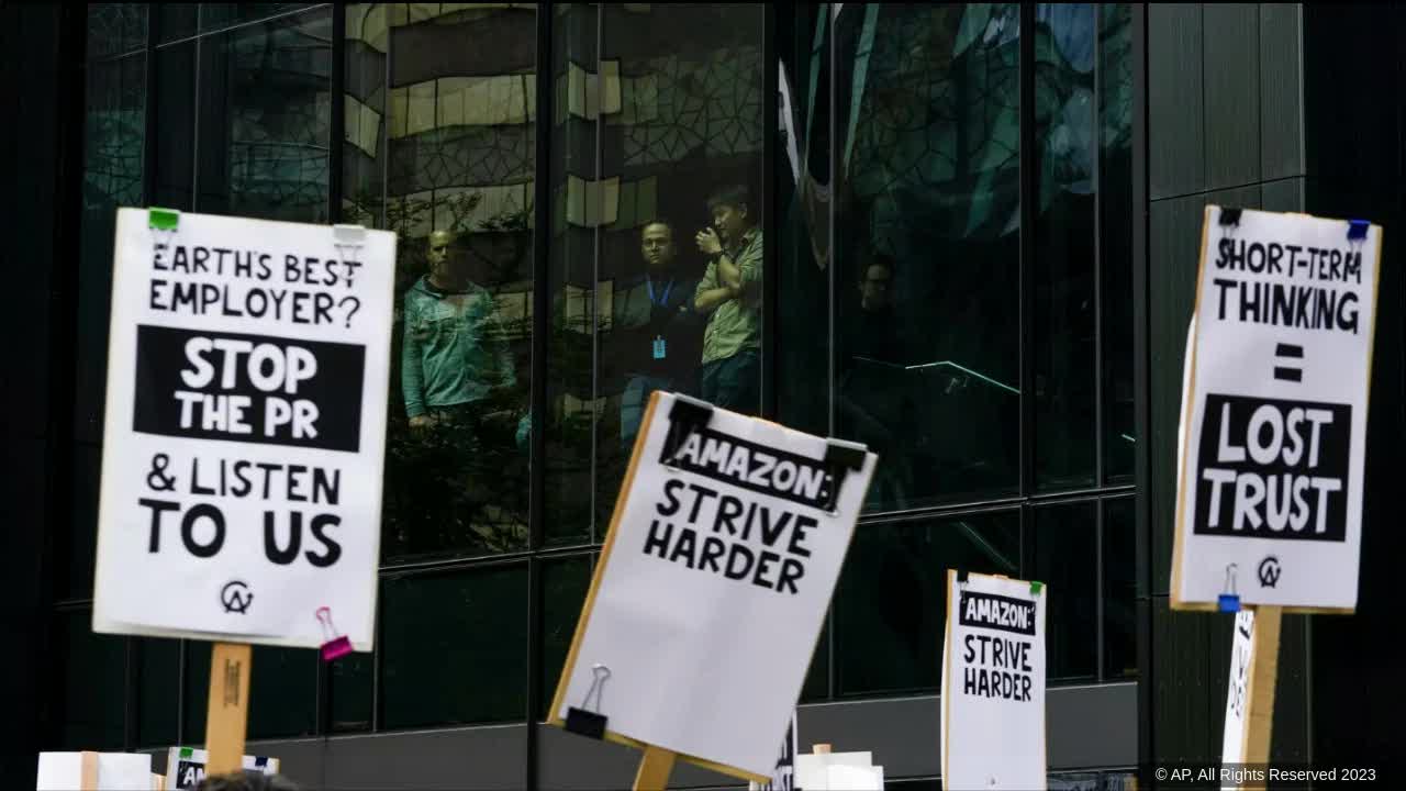 Amazon employees walk out to protest climate, return-to-office mandate