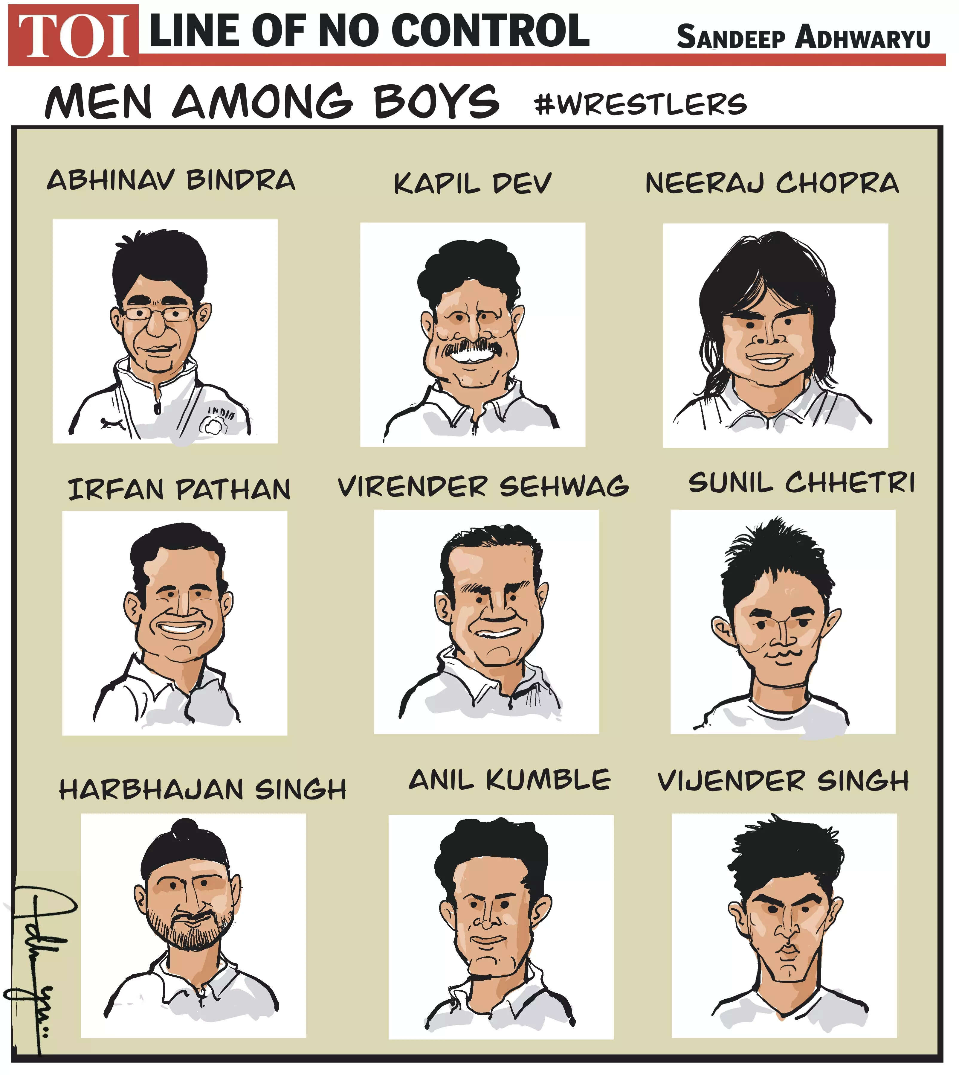 Men among boys