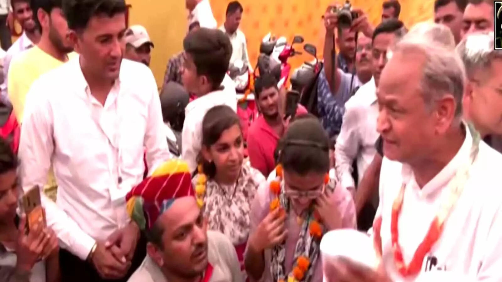 Rajasthan CM Ashok Gehlot inspects Inflation Relief Camp in Barmer