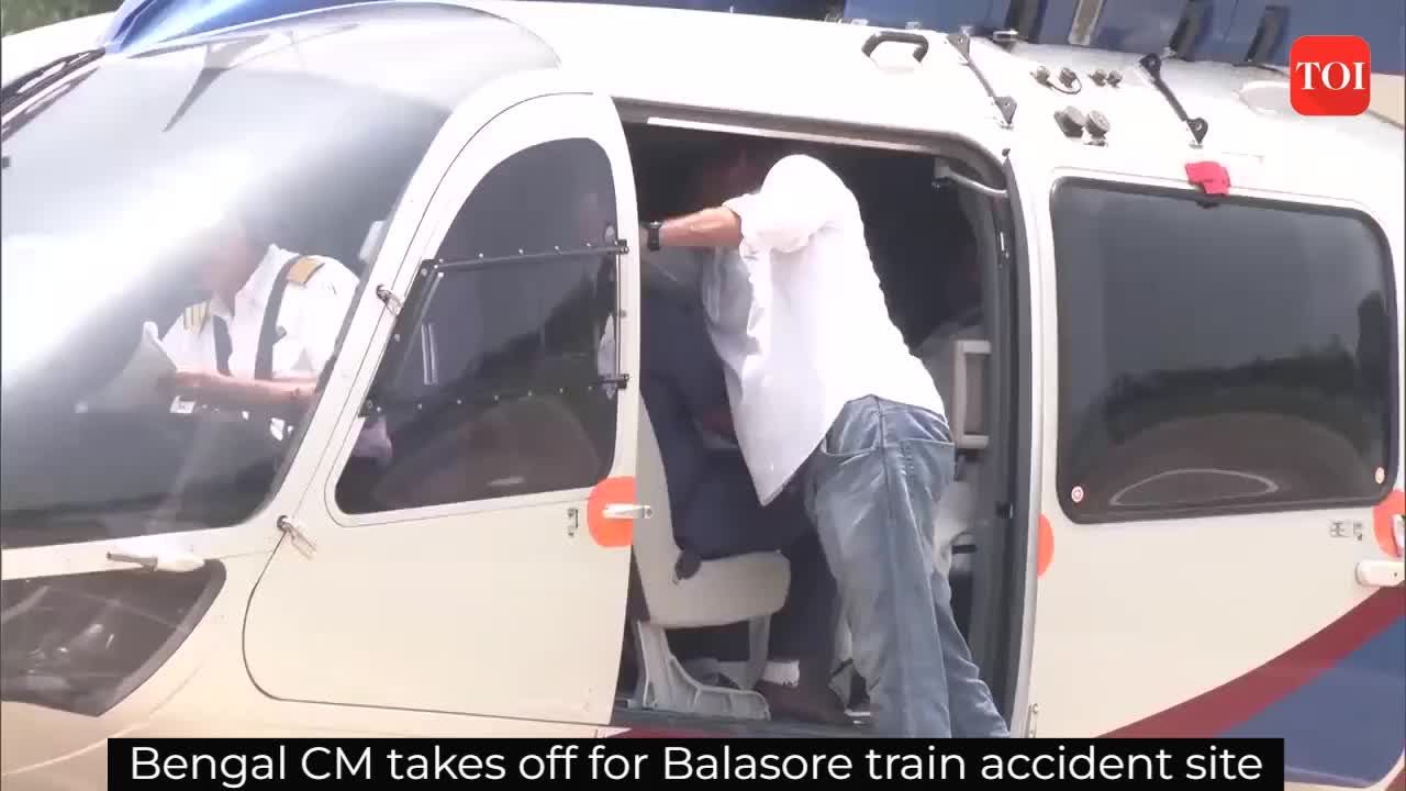balasore: Bengal CM takes off to review Balasore train accident