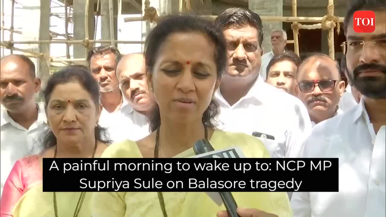 A painful morning to wake up to: NCP MP Supriya Sule on Balasore tragedy