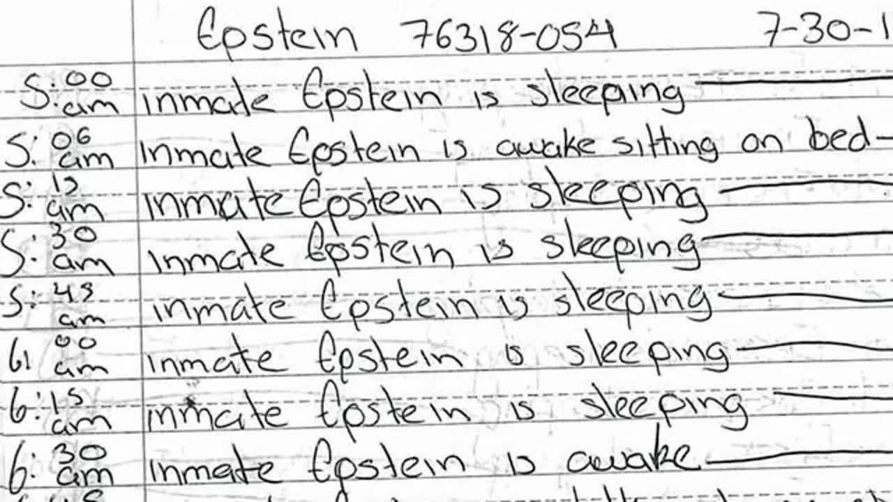 New Docs in New York give insight into Jeffrey Epstein's final days