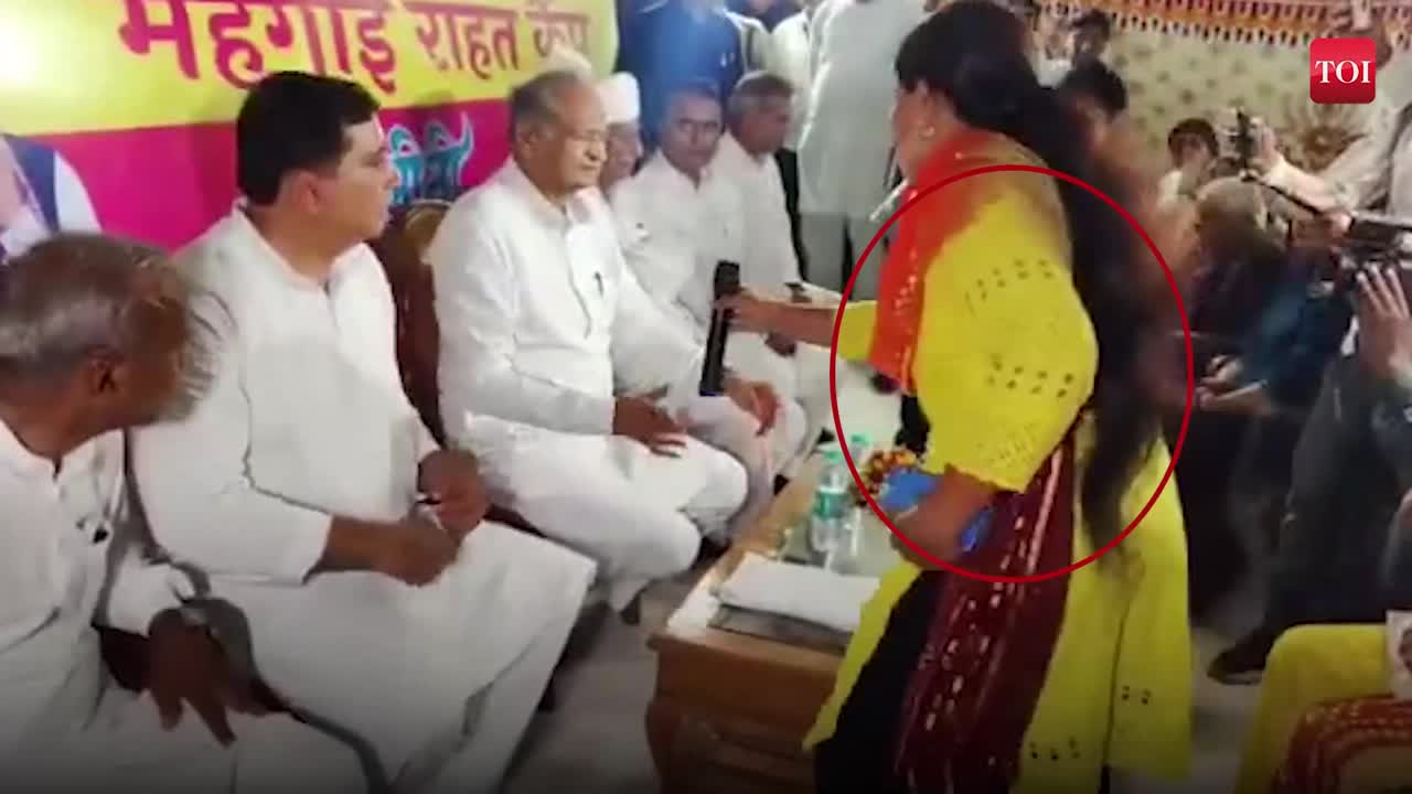 Watch: Rajasthan CM Ashok Gehlot's outburst; throws mike at Barmer district collector at a function