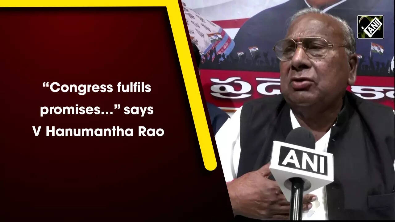 “Congress will fulfil promises” says V Hanumantha Rao