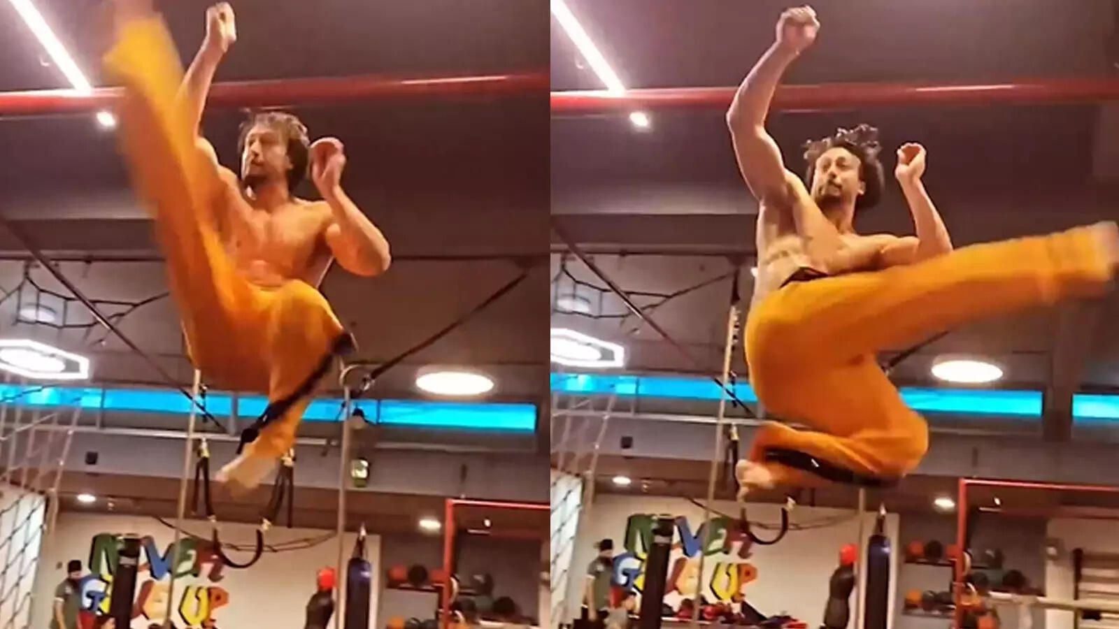 'Upcoming Indian Jackie Chan': Tiger Shroff's video performing a flying ...