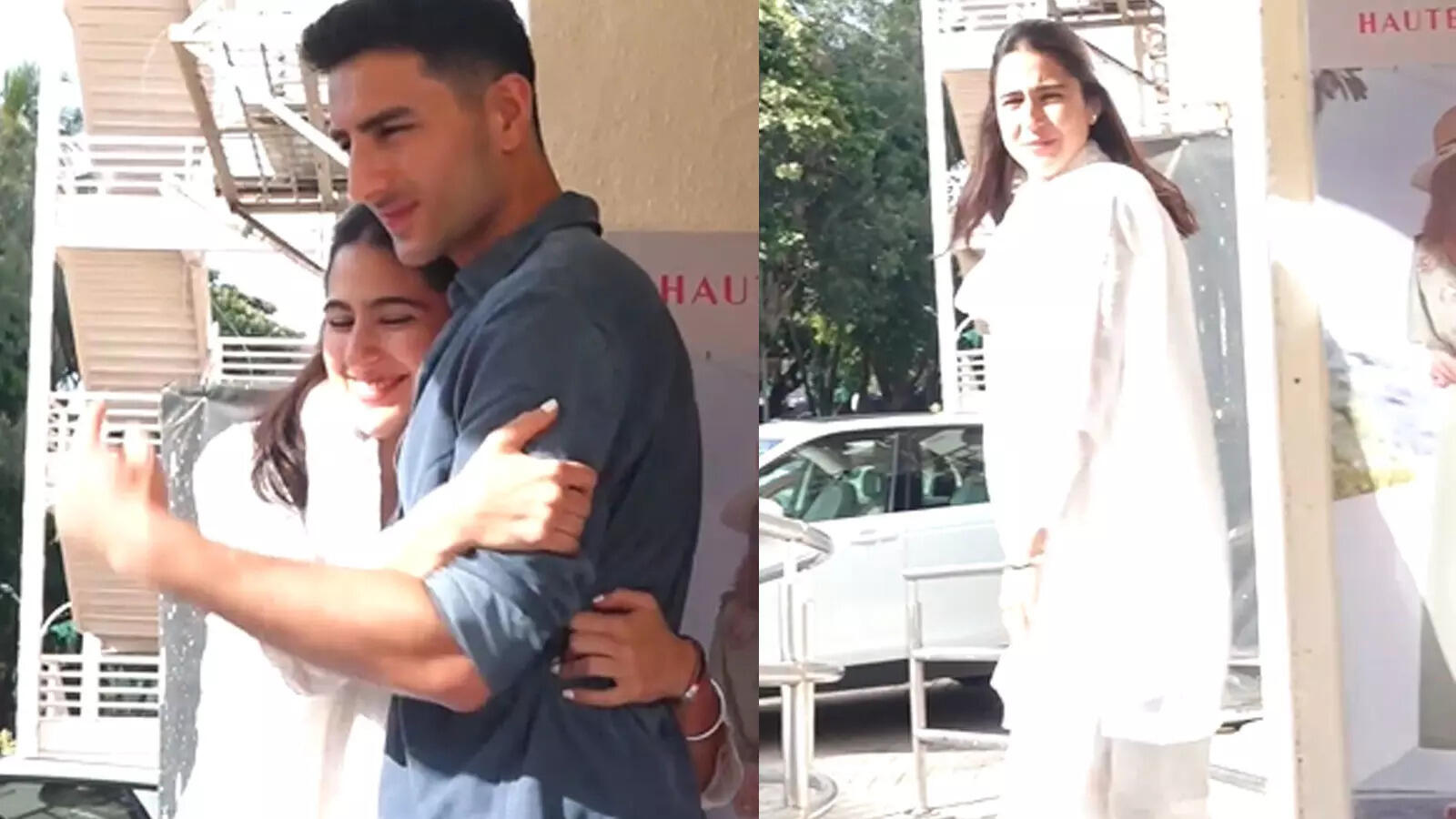 'Chota bhai hai mera': Sara Ali Khan and Ibrahim Ali Khan clicked ...