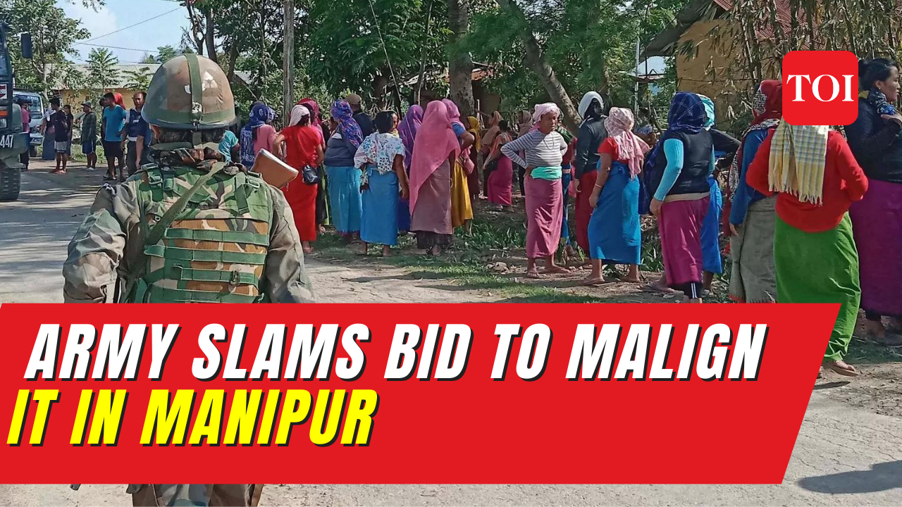 manipur: Manipur Unrest: After viral social media message, Army slams ...