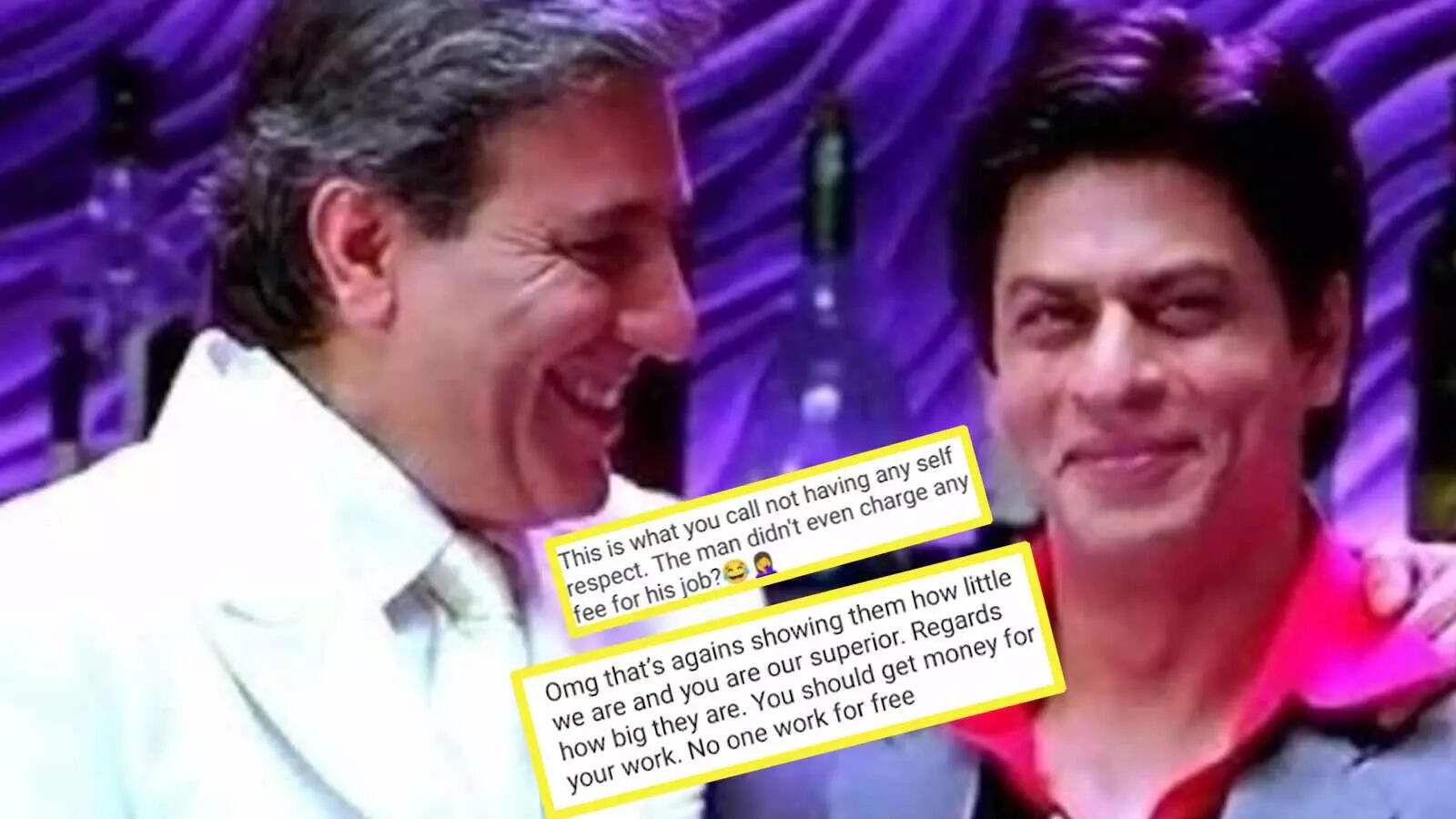 Pakistani actor Javed Sheikh REVEALED he charged Re 1 For Shah Rukh ...