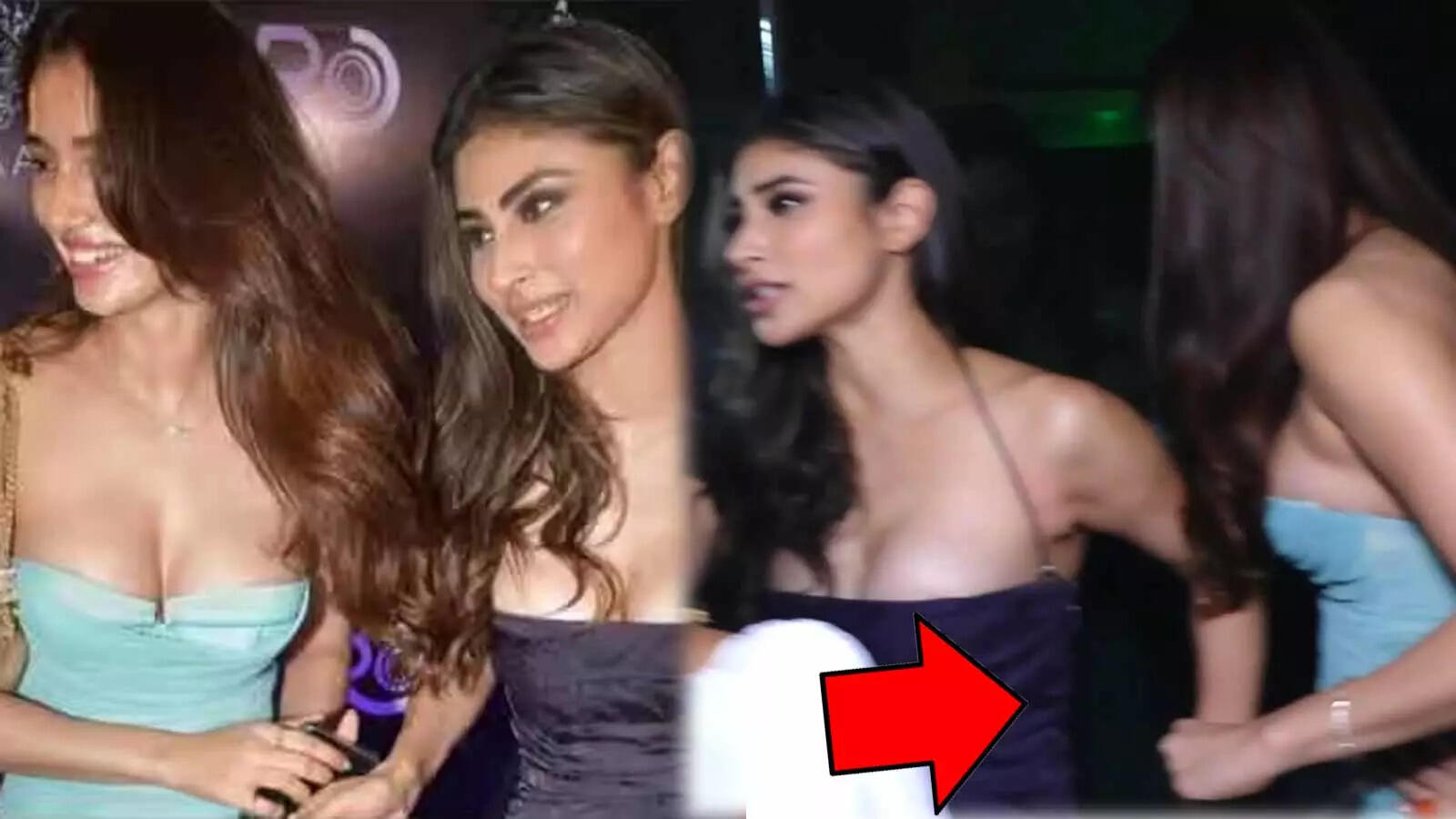 Mouni Roy turns PROTECTIVE, holds BFF Disha Patani's hands tightly to save her from getting ...