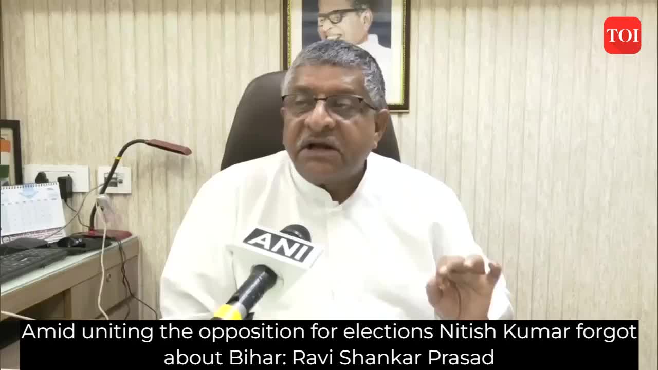 shankar prasad: Amid uniting the opposition for elections Nitish Kumar forgot about Bihar: Ravi ...
