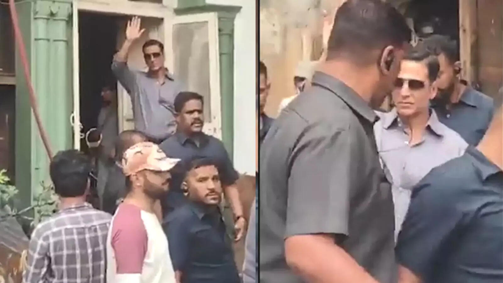 Akshay Kumar spotted shooting near Delhi’s Jama Masjid; video of actor ...
