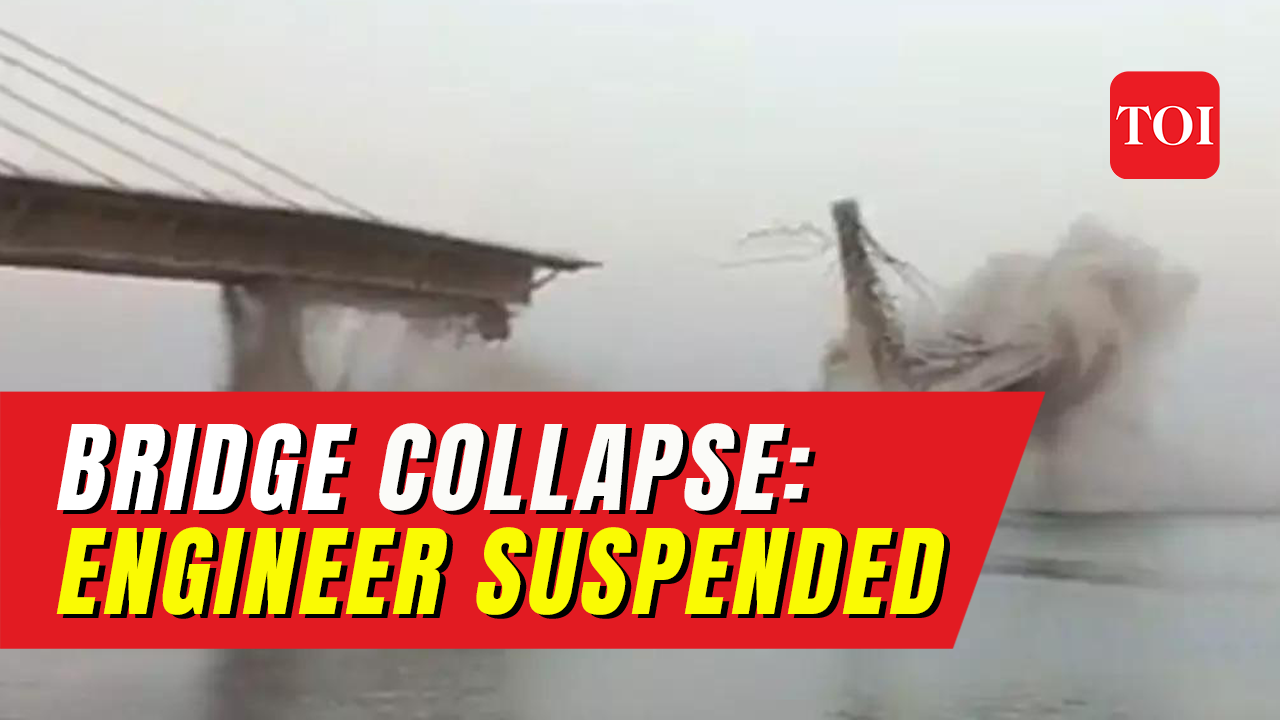 Bihar govt notice to construction company over bridge collapse ...