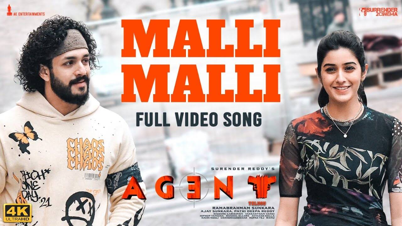 Agent | Telugu Song - Malli Malli Agent | Telugu Song - Malli Malli