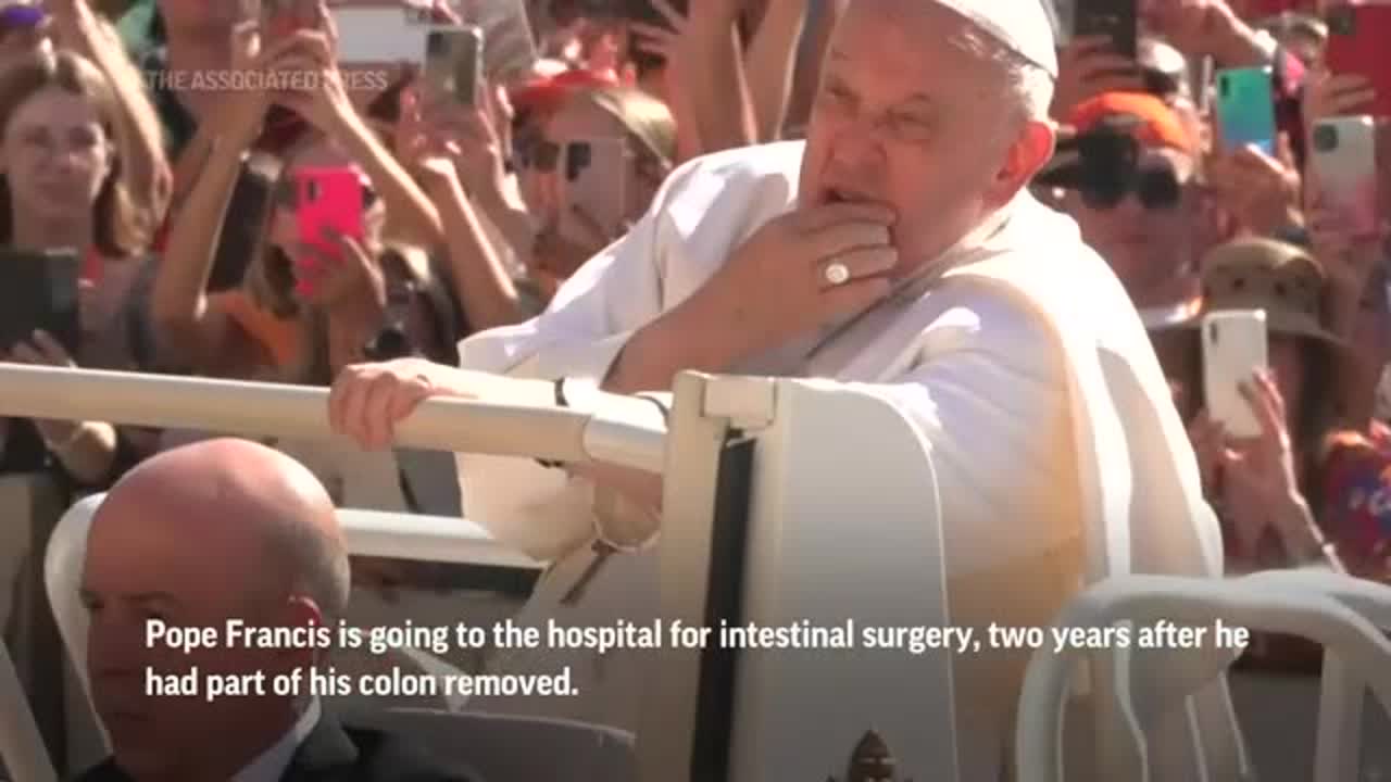 Vatican: Pope Francis to undergo surgery