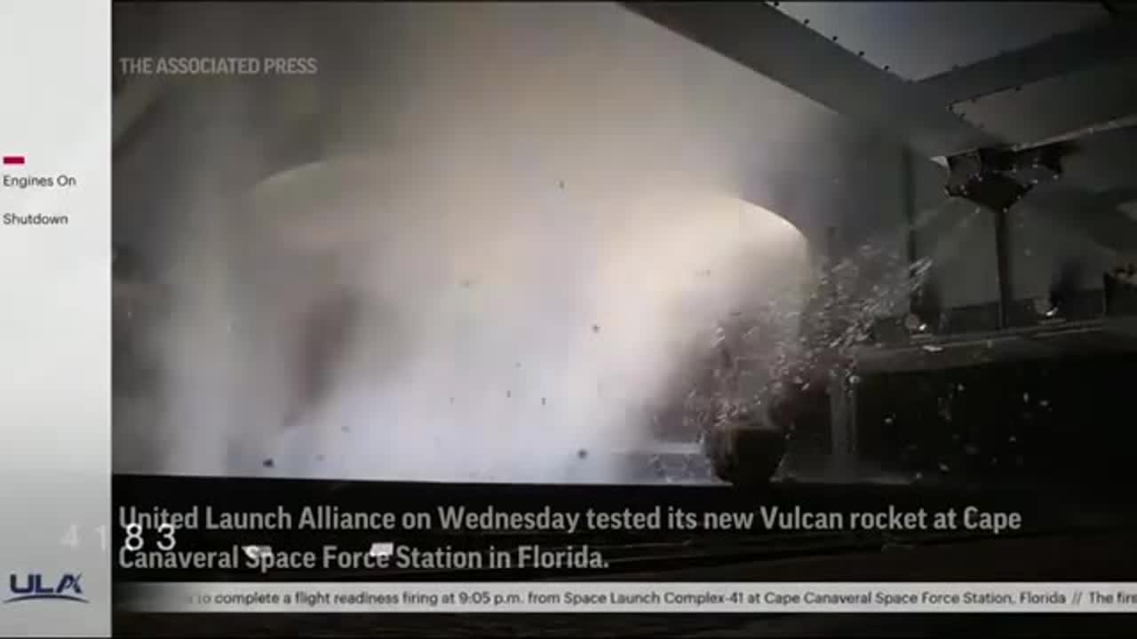 United Launch Alliance tests new Vulcan rocket, watch!