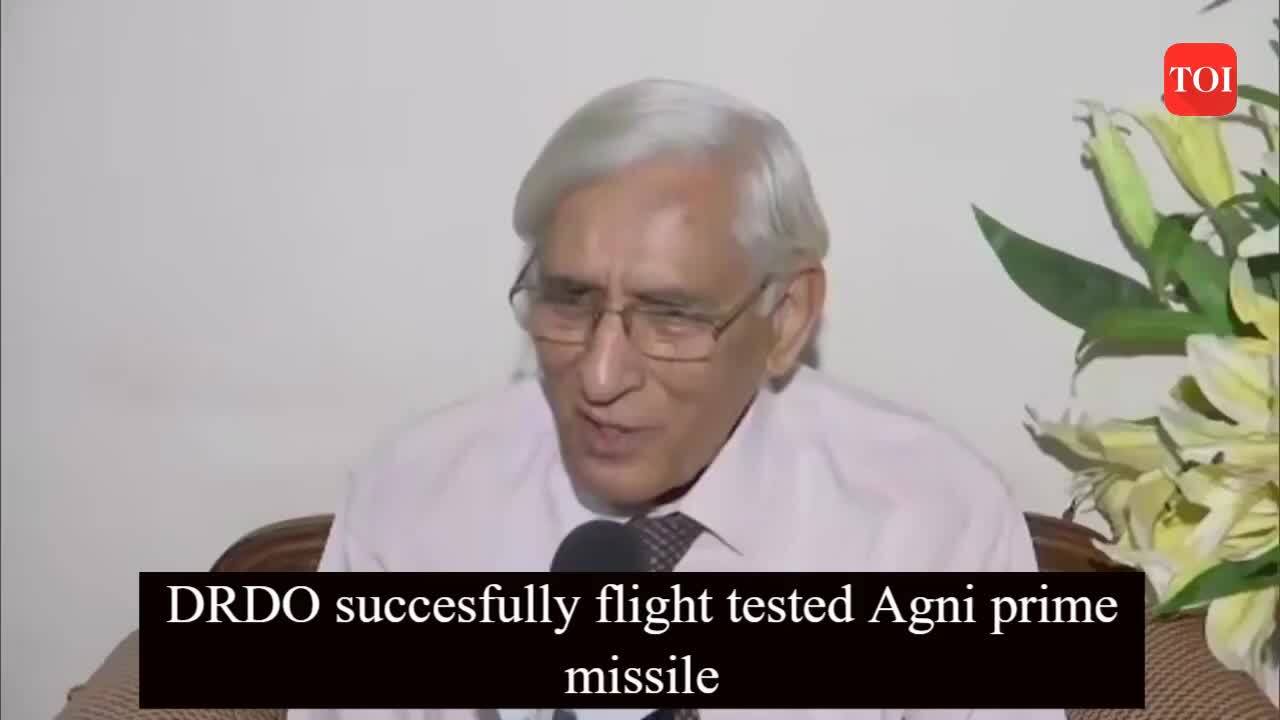 Defence expert on India test firing new generation ballistic missile ...