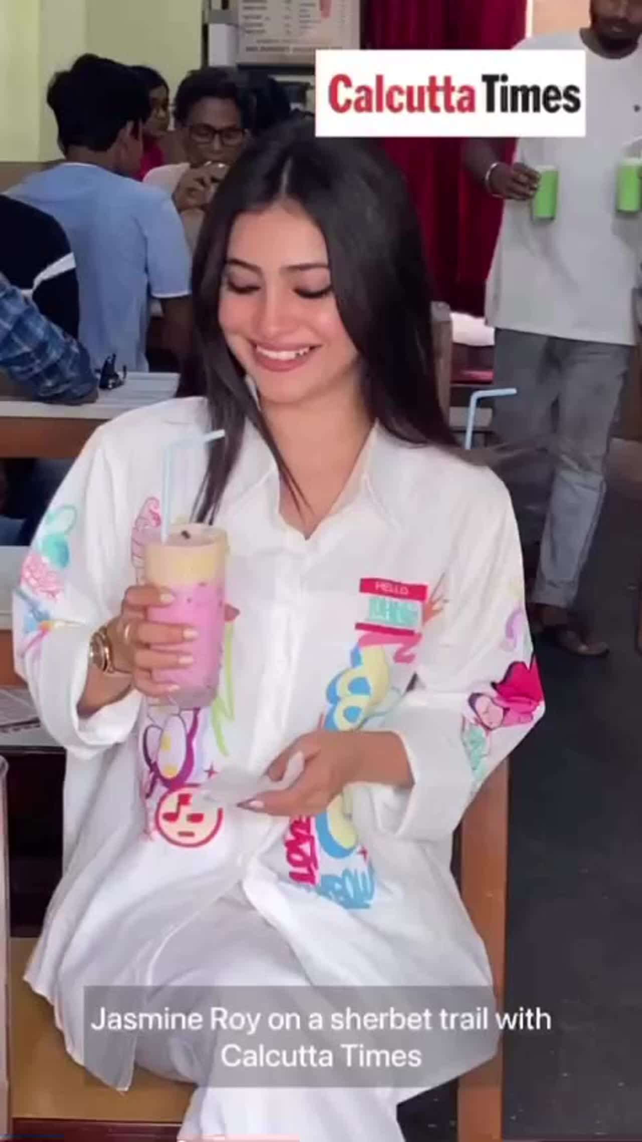 Actress jasmine Roy on a sherbet trail with Calcutta Times