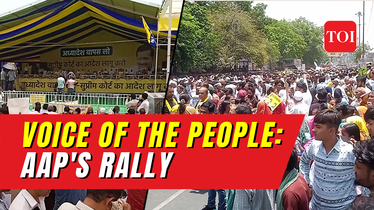 Kejriwal's return to Ramlila Maidan: Supporters pour in for AAP’s rally ...