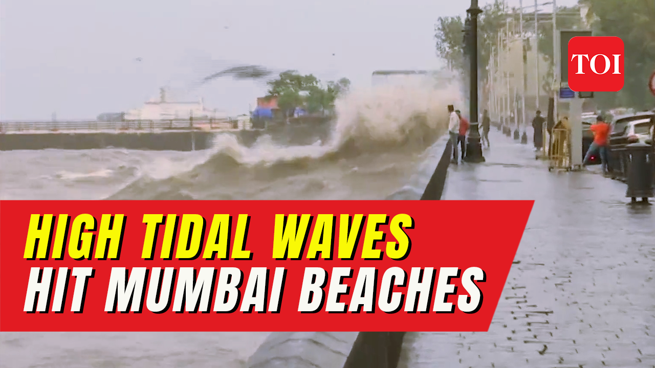 Cyclone Biparjoy intensifies into extremely severe cyclonic storm; high tidal waves hit Mumbai ...