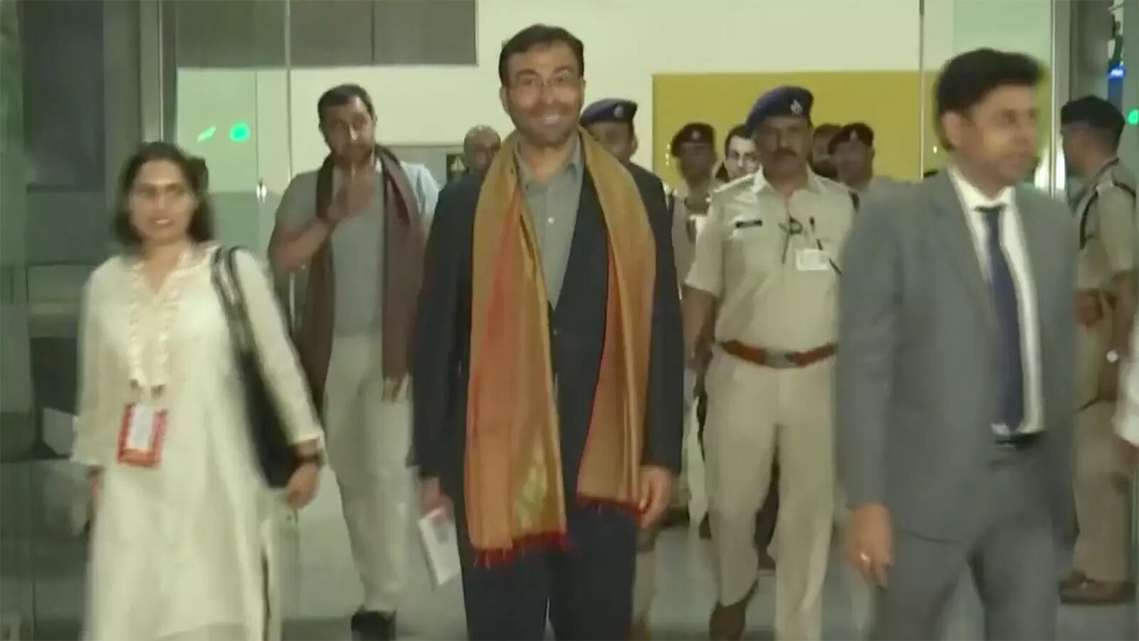 UP: UAE G20 Sherpa Ahmed Ali Al Sayegh arrives in Varanasi to attend G20 Development Ministers ...