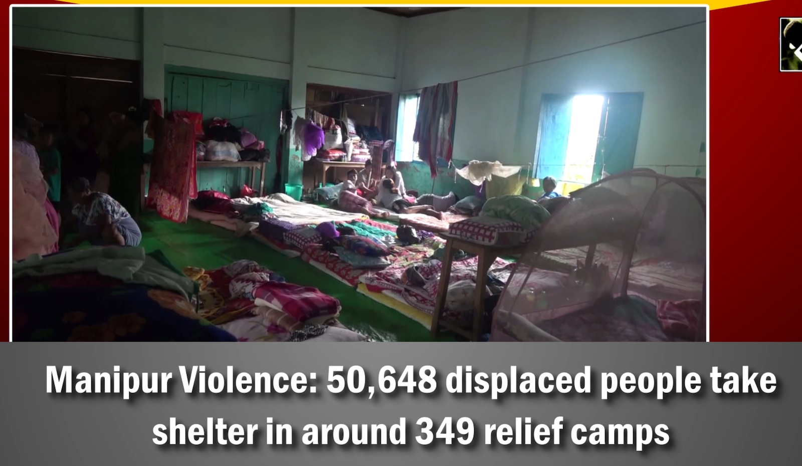 50,648 displaced people take shelter in around 349 relief camps
