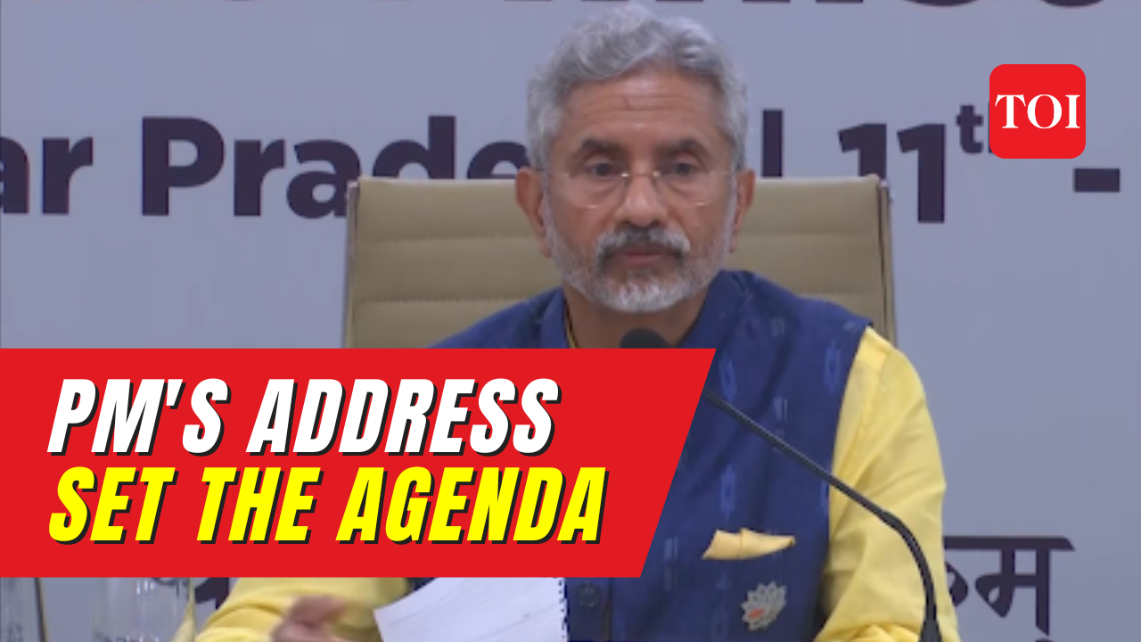 PM Modi’s address set tone for discussion, says EAM Jaishankar on G20 ...