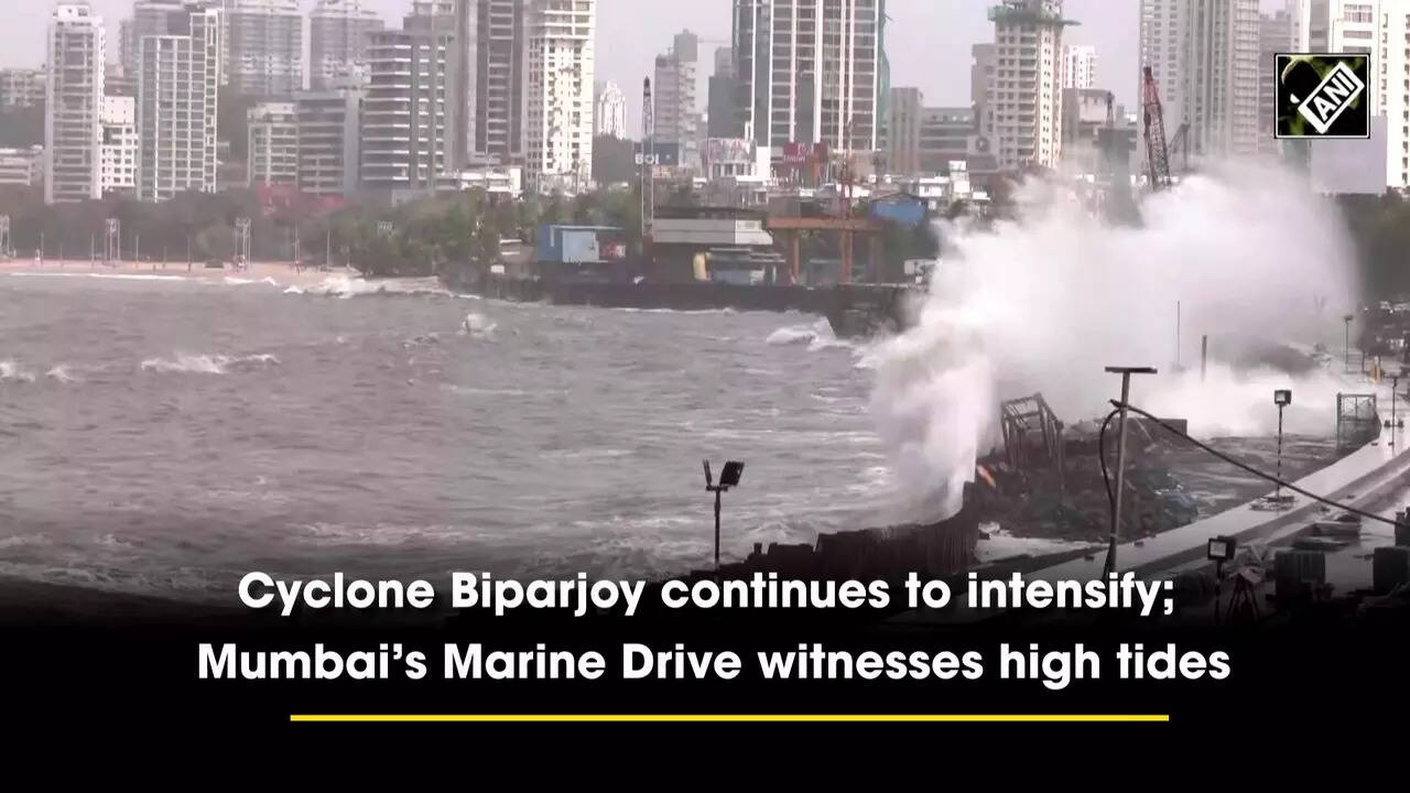 biparjoy: Cyclone Biparjoy continues to intensify; Mumbai’s Marine ...